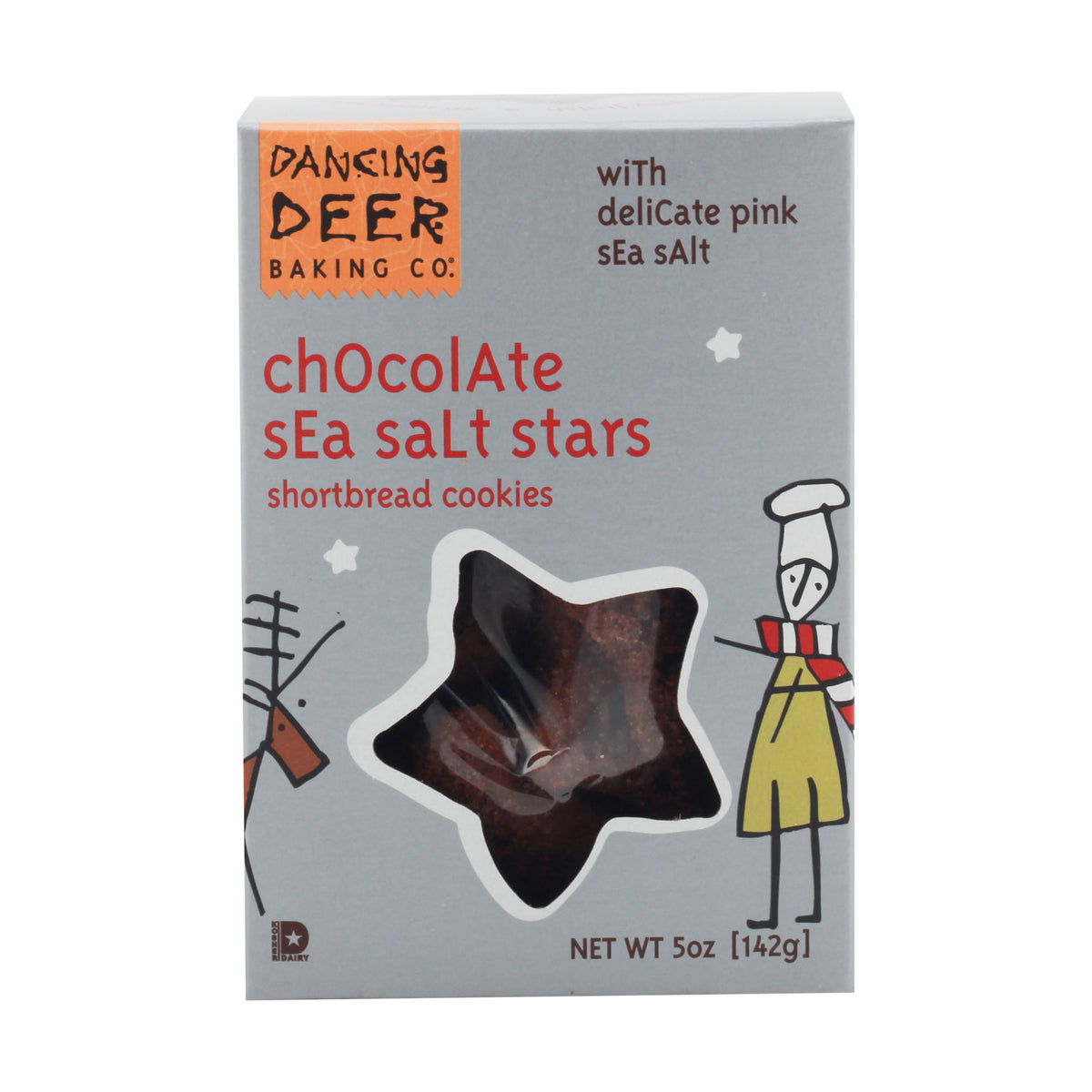 Chocolate Sea Salt Stars Shortbread Cookies – Cerrillos Station